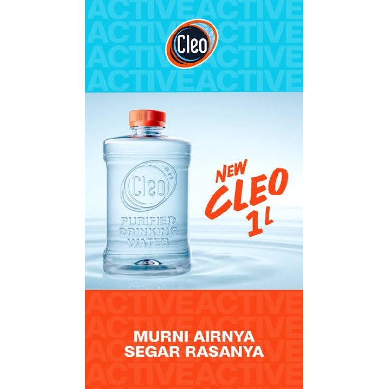 Jual Cleo botol 1 liter_isi 12 botol | Shopee Indonesia