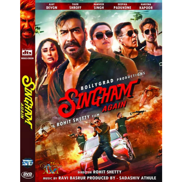 Jual Kaset DVD Movie Box Office India : Singham Again (2024) | Shopee Indonesia