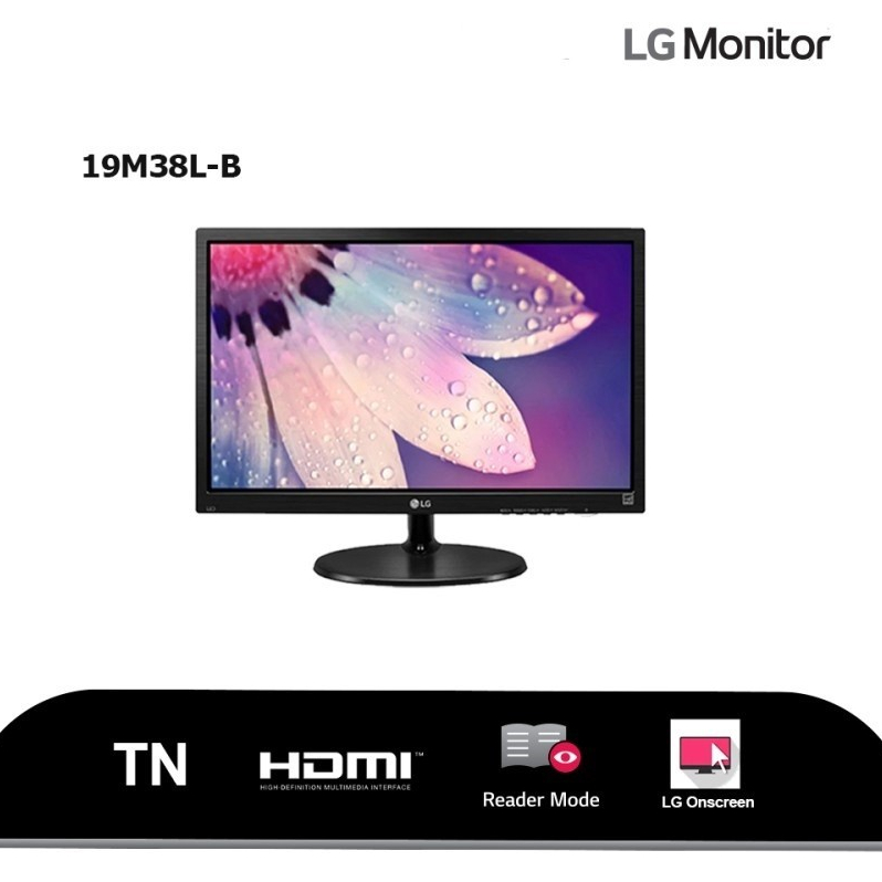 Jual Monitor LG 19M38L-B 19" LED HDMI 19 60Hz 18.5 Inch 19M38L Garansi ...