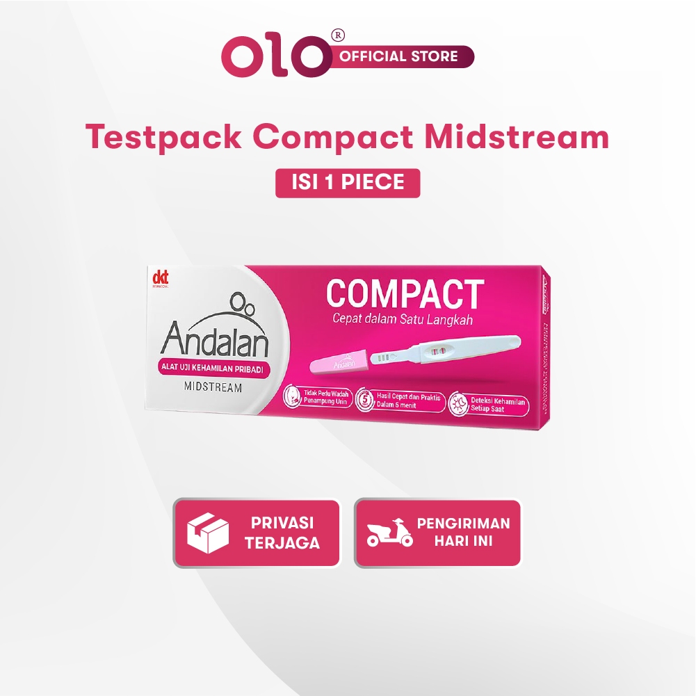 Jual Andalan Midstream Pregnancy Andalan Test Pack 1 Box isi 1 Pcs ...