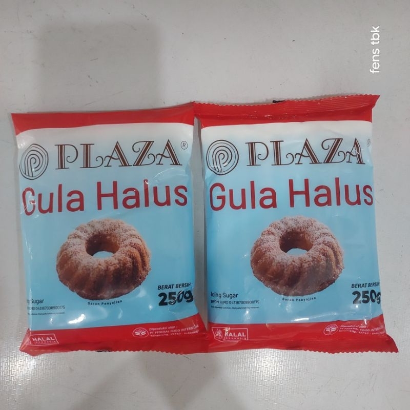 Jual PLAZA GULA HALUS 250 GR / TEPUNG GULA / GULA BUBUK | Shopee Indonesia