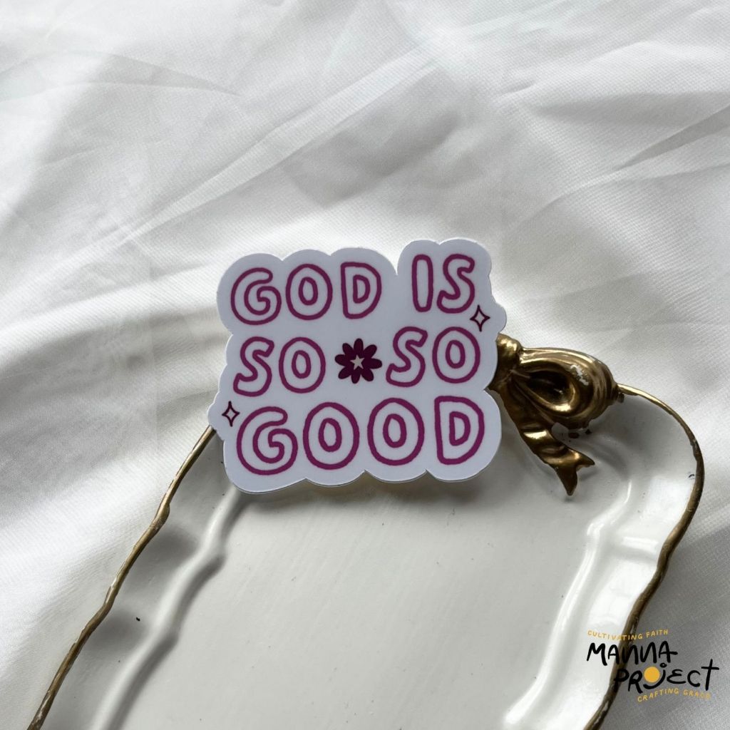 Jual God is so so good | Vinyl Waterproof Sticker | Sticker Kristen ...