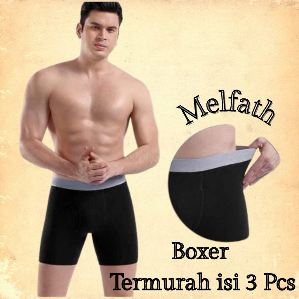 Jual Boxer Isi 3 Pcs Random Size M Celana Dalam Pria / Boxer / Cd Boxer ...