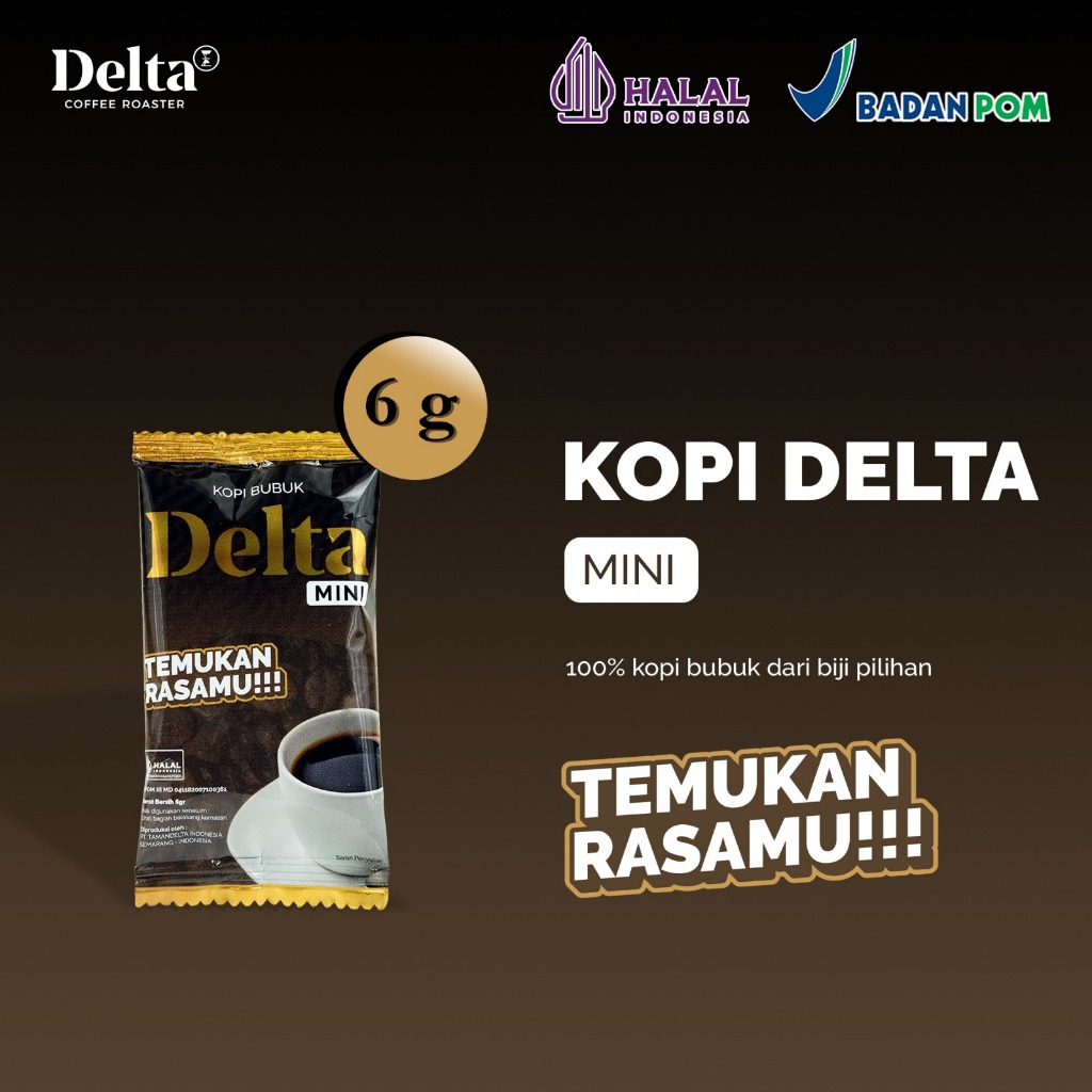 Jual Delta Kopi Hitam Special* Mini 6g | Shopee Indonesia