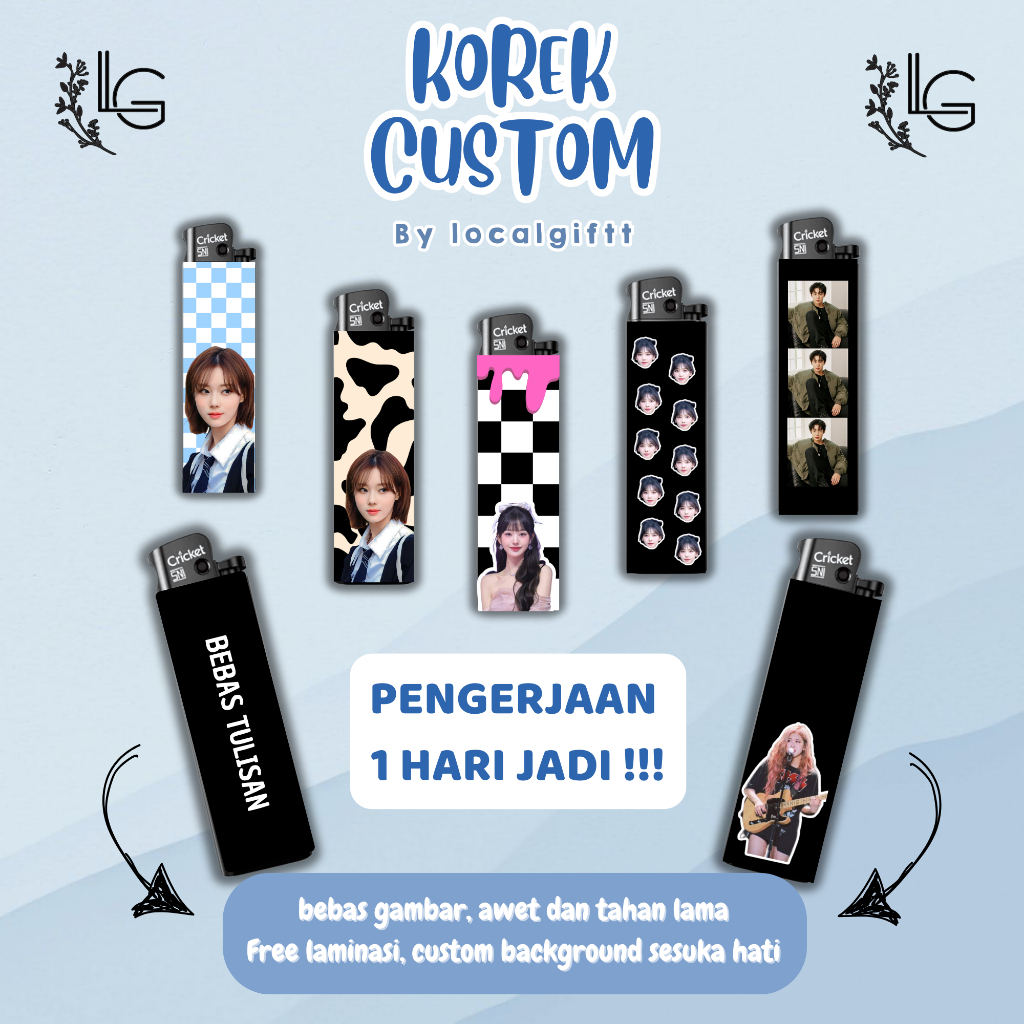 Jual Korek Custom | CUSTOM GAMBAR BEBAS | Korek Api Custom | Korek api ...