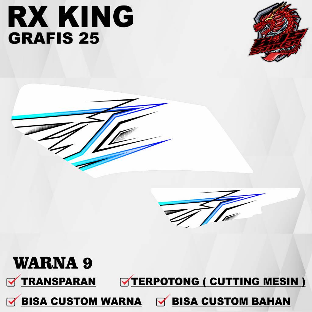 Jual Stiker Sticker Striping Yamaha Rx KING - Stiker Sticker Decal Rx ...