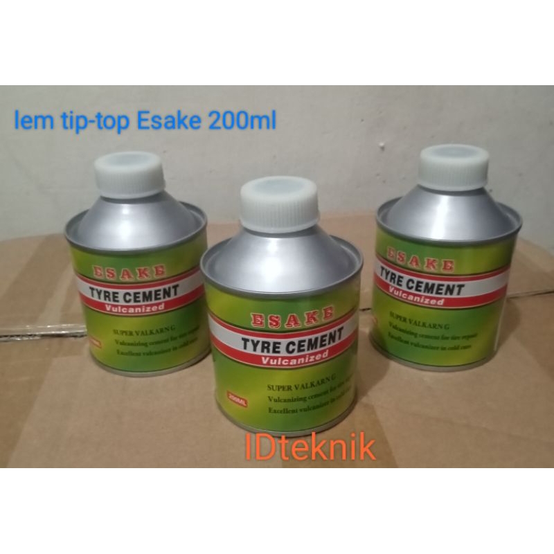 Jual LEM tambal ban TIP TOP SUPER VALKARNG ESAKE 200ml | Shopee Indonesia