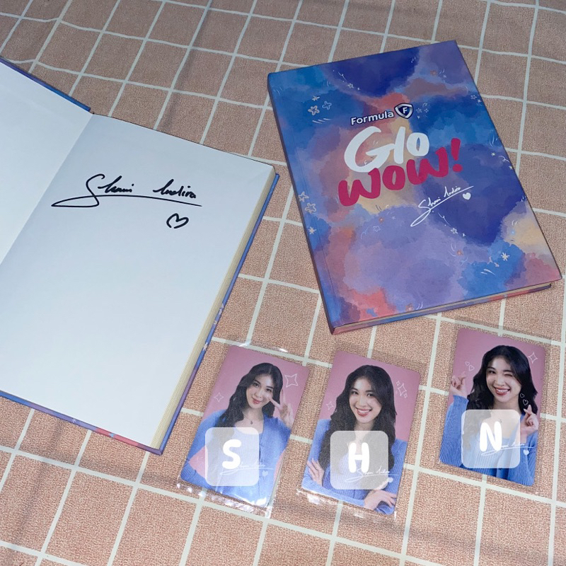 Jual Notebook TTD Basah dan Photocard Shani Indira x Formula GloWOW ...