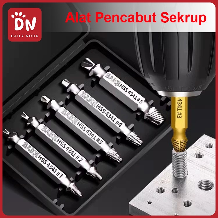 Jual (5 Pcs)Alat Pelepas Sekrup Patah, Alat Pelepas Kawat Tergelincir ...