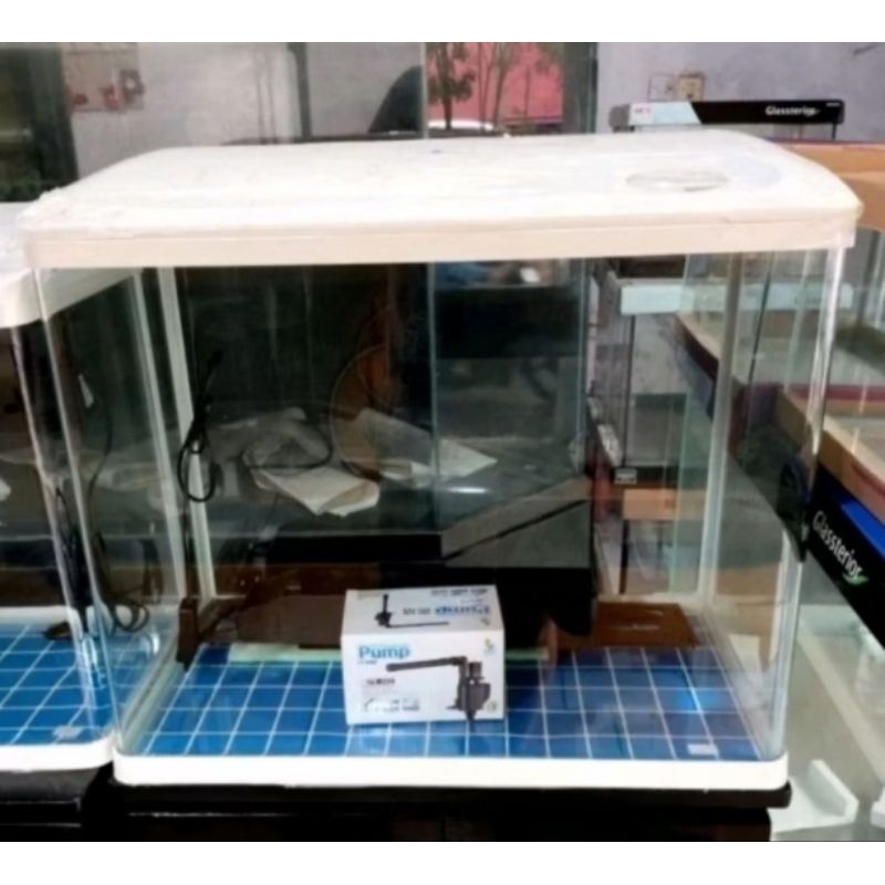 Jual Aquarium Bending 60cm Fullset (Termasuk Packing Kayu) | Shopee ...