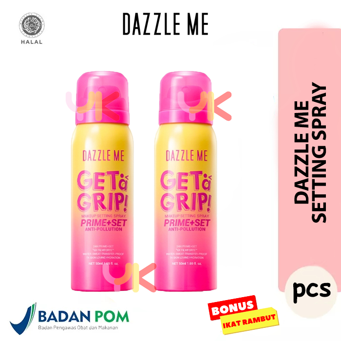 Jual DAZZLE ME Get a Grip! Prime+Set Anti-Pollution Makeup Setting ...