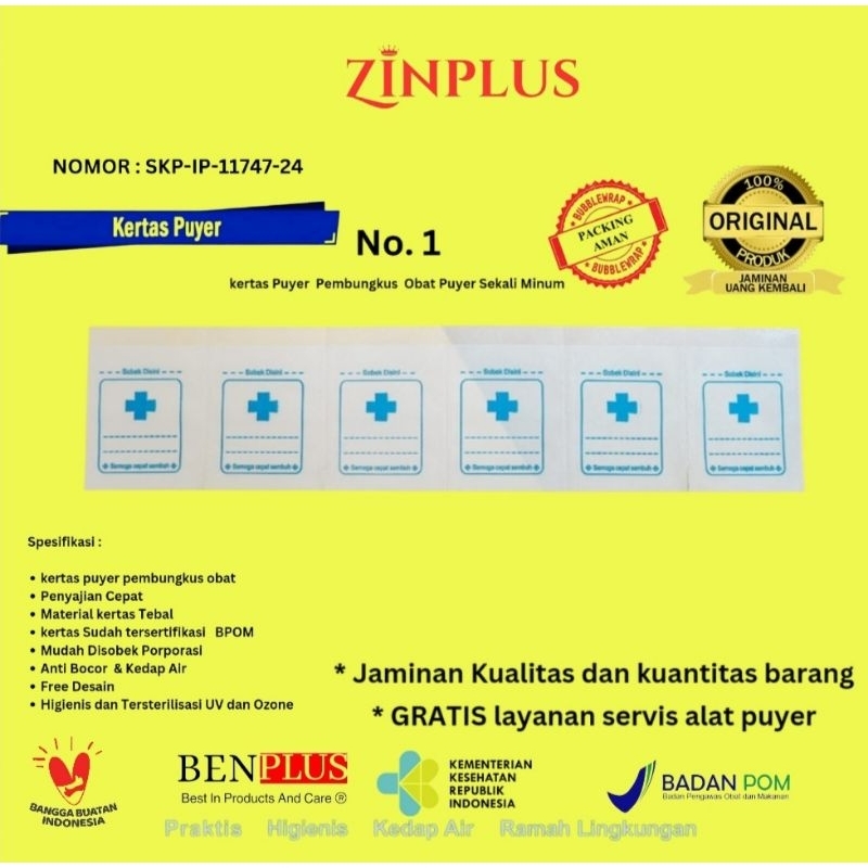 Jual kertas puyer biru umum isi 1200 pcs | Shopee Indonesia