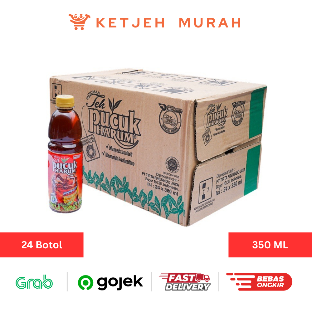Jual Teh Pucuk Harum 350 ML 1 Dus isi 24 Botol | Shopee Indonesia