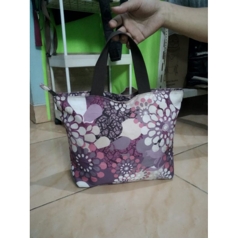 Jual tas pl handbag cwe berbunga bunga | Shopee Indonesia