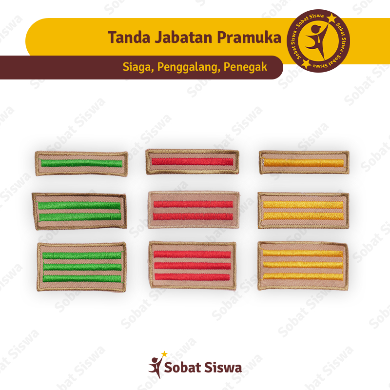 Jual Badge Bedge Tanda Jabatan Pimpinan Regu Pramuka | Shopee Indonesia