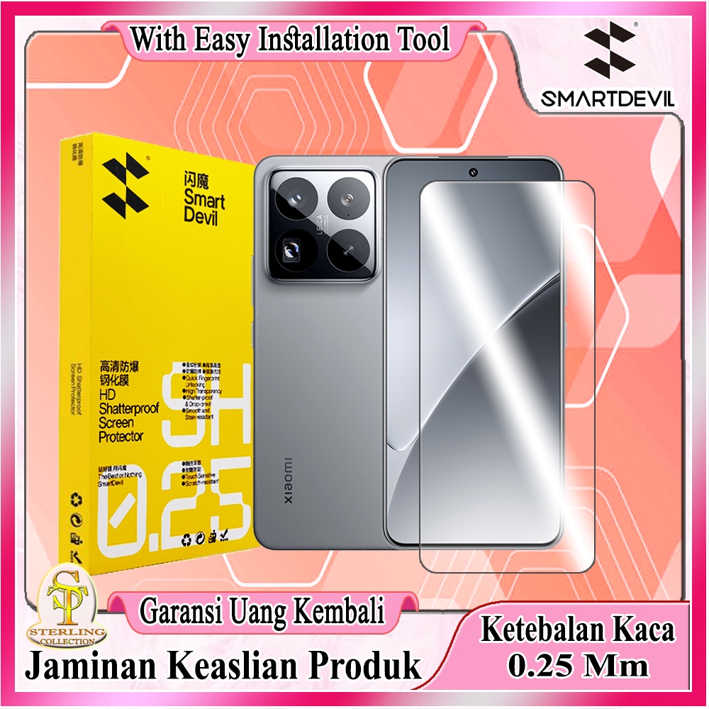 Jual SmartDevil Tempered Glass Xiaomi15 Xiaomi 14 easy Aplikator isi 2 ...
