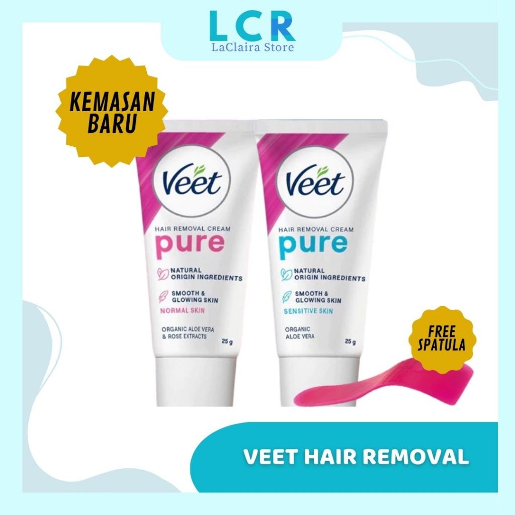 Jual Veet Hair Removal Cream 25GR NORMAL / SENSITIF SKIN PENGHILANG ...