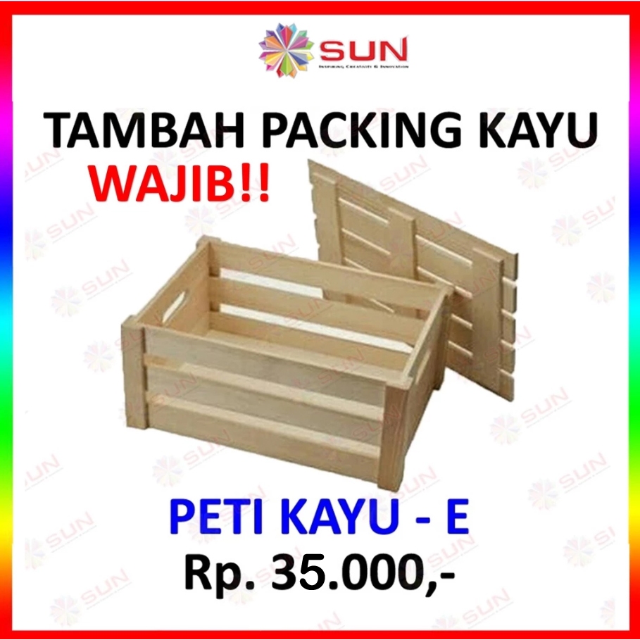 Jual Tambahan Packing Peti Kayu Tipe E - Mesin Laminating Laminator ...