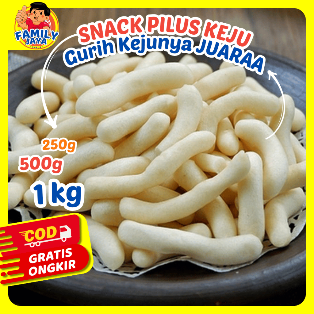 Jual Pilus Ikan Kapsul Original Camilan Gurih Khas Nusantara Snack ...