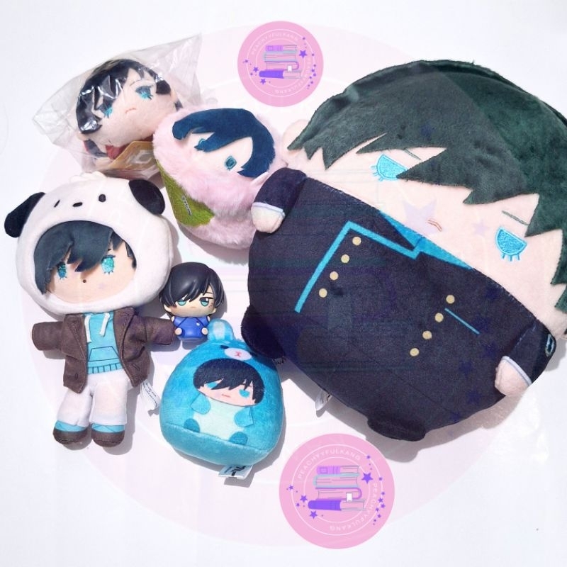 Jual NEW RARE Blue Lock Plushie ☆ Itoshi Rin ★ Fuwakororin ★ Sitting ...