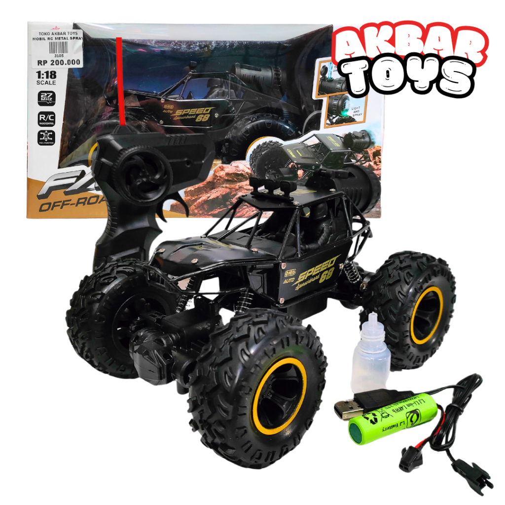 Jual Mobil RC Asap Mobil Remote Control Rock Climbing Offroad Spray ...