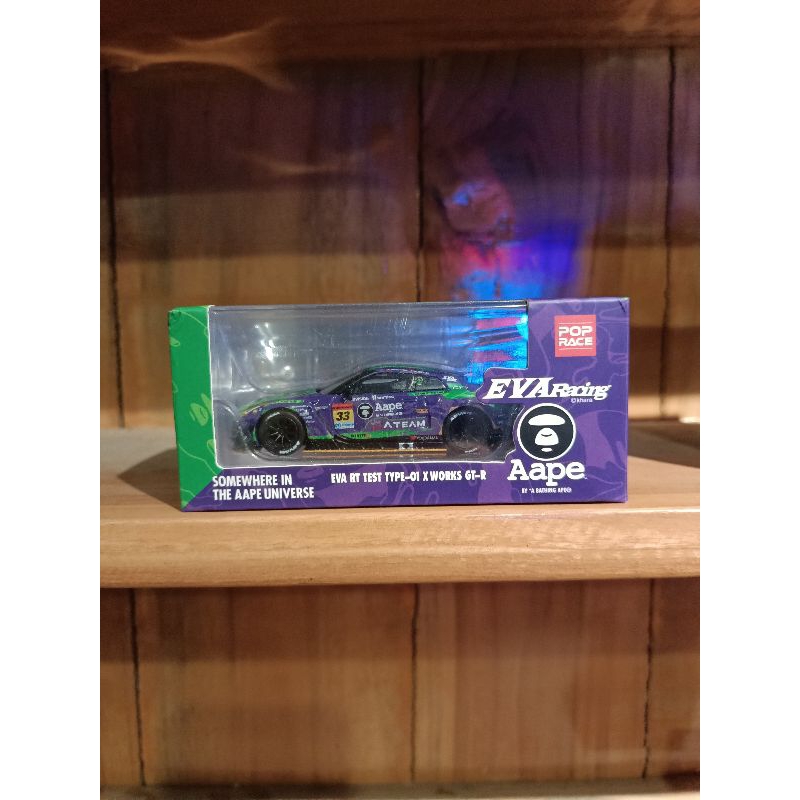 Jual MINI GT X POP RACE NISSAN R35 EVA RACING AAPE | Shopee Indonesia