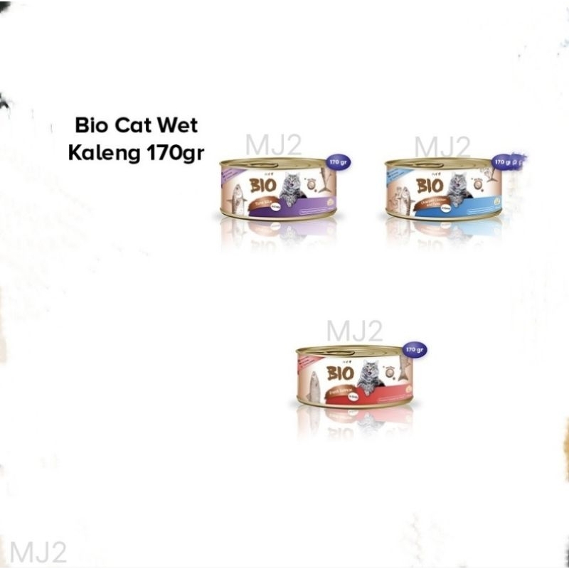Jual Bio cat wet food kaleng 170gr makanan kucing | Shopee Indonesia