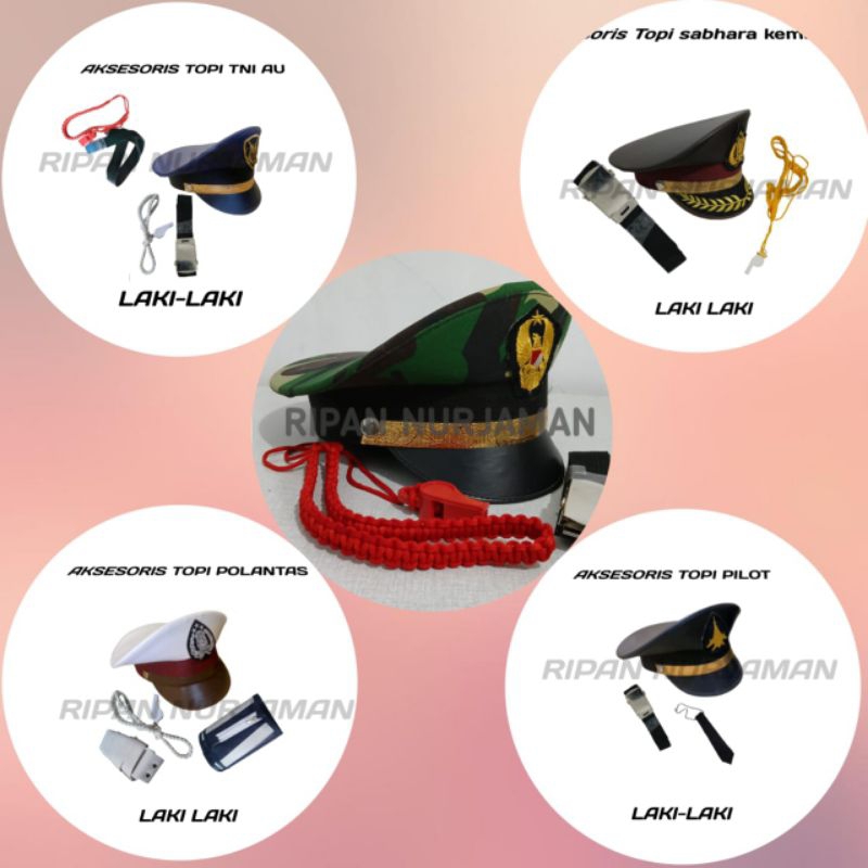 Jual Aksesoris Polisi Anak / Atribut Polisi Anak (Polantas) TNI AU TNI ...
