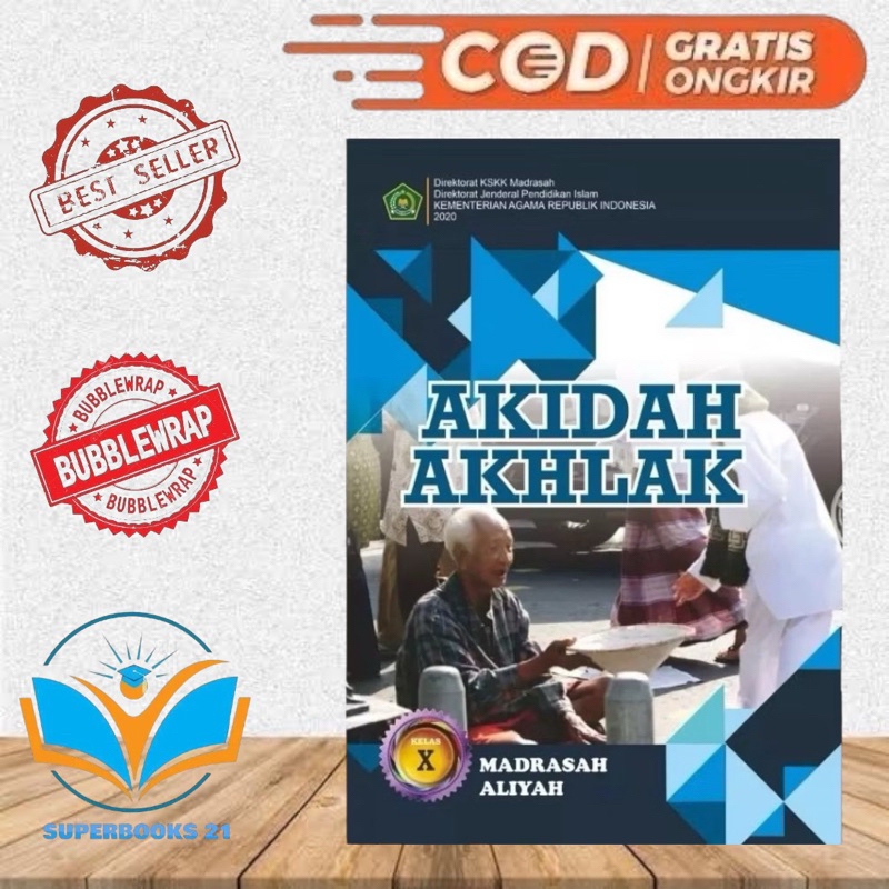 Jual Buku Siswa Kelas 10 Akidah Akhlak MA Madrasah Aliyah Kemenag Revisi Terbaru | Shopee Indonesia