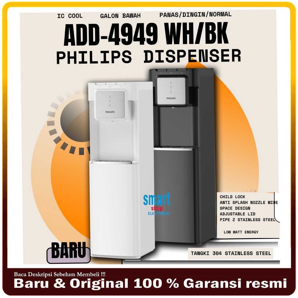 Jual PHILIPS Dispenser Galon Bawah Watter Dispenser Non Kompresor ...