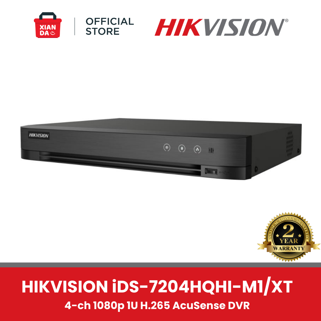 Jual iDS-7204HQHI-M1/XT - HIKVISION DVR 4CH ACUSENSE SUPPORT TWO WAY ...