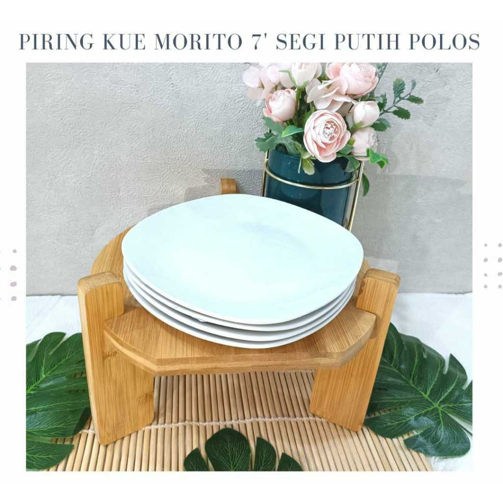 Jual PIRING KUE MORITO 7' PSD-607 SEGI PUTIH POLOS | Shopee Indonesia