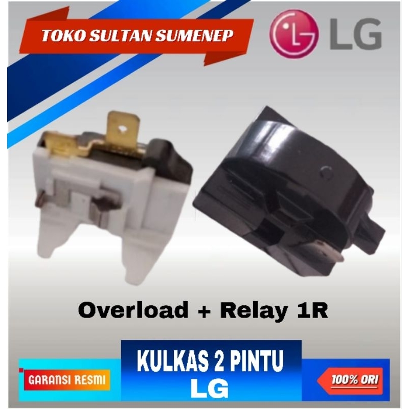 Jual Relay 1R (1KANAN) + Overload Kulkas LG 2 Pintu | Shopee Indonesia