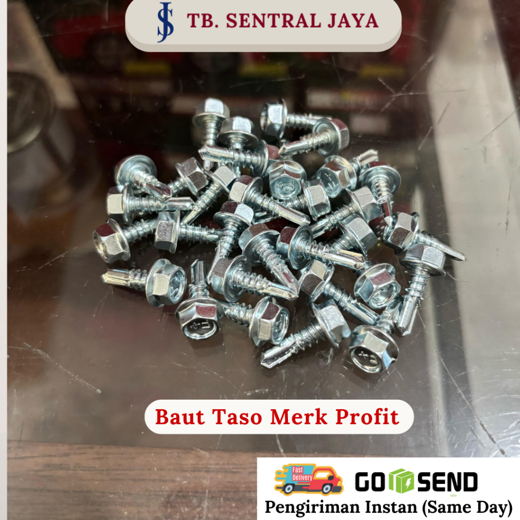 Jual Baut Taso Baja Ringan Merk Profit/Baut Trus/Baut Atap Merk Profit ...