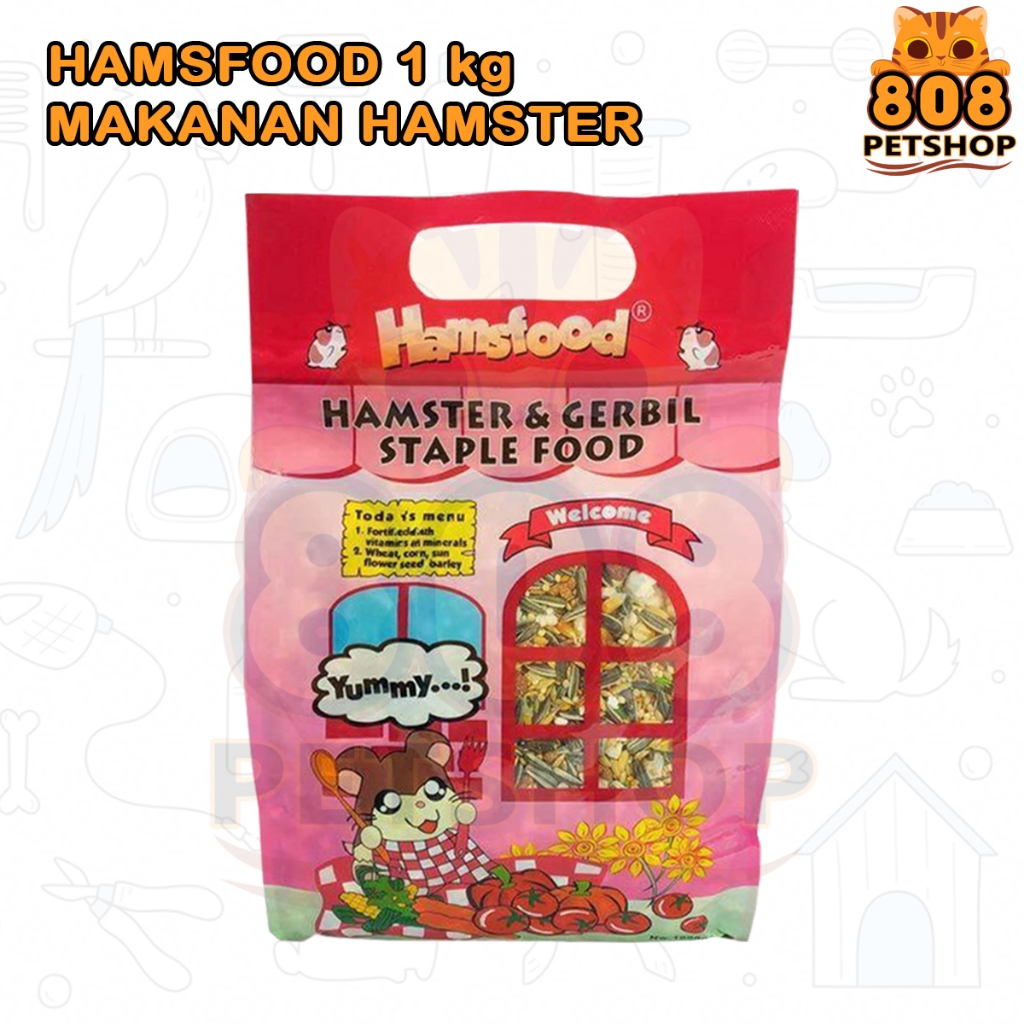 Jual Makanan Hamster HAMSFOOD 1 Kg - Makanan Gerbil/hamster 1 kg ...