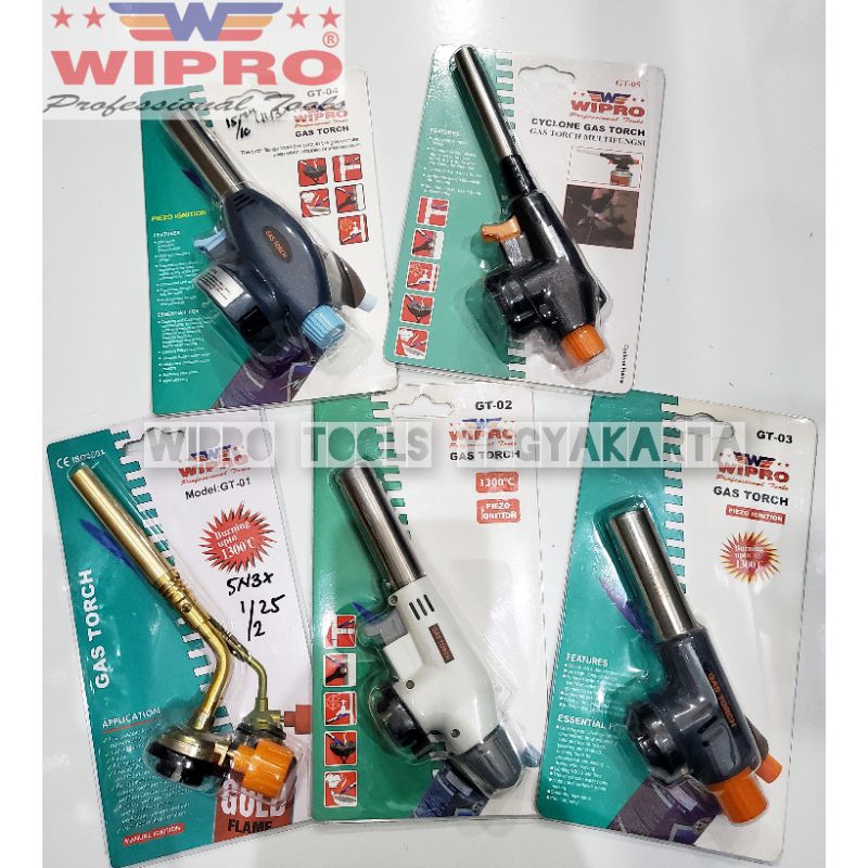 Jual Wipro Gas Torch GT-01 / GT-02 / GT-03 / GT-04 / GT-05 - Kepala ...