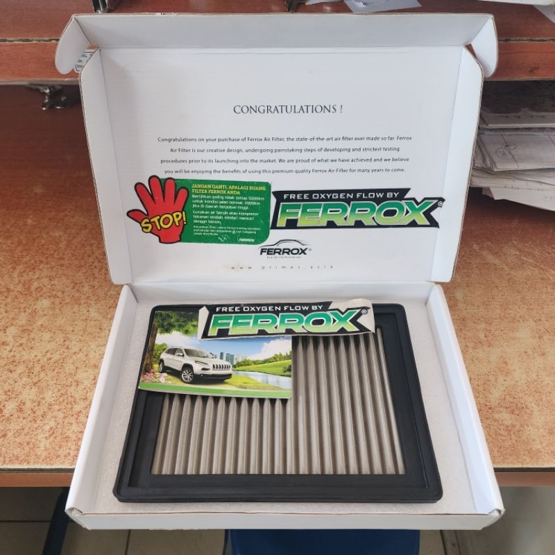 Jual Filter Udara Raize Rocky Turbo Ferrox Filter Hawa Bekas | Shopee ...