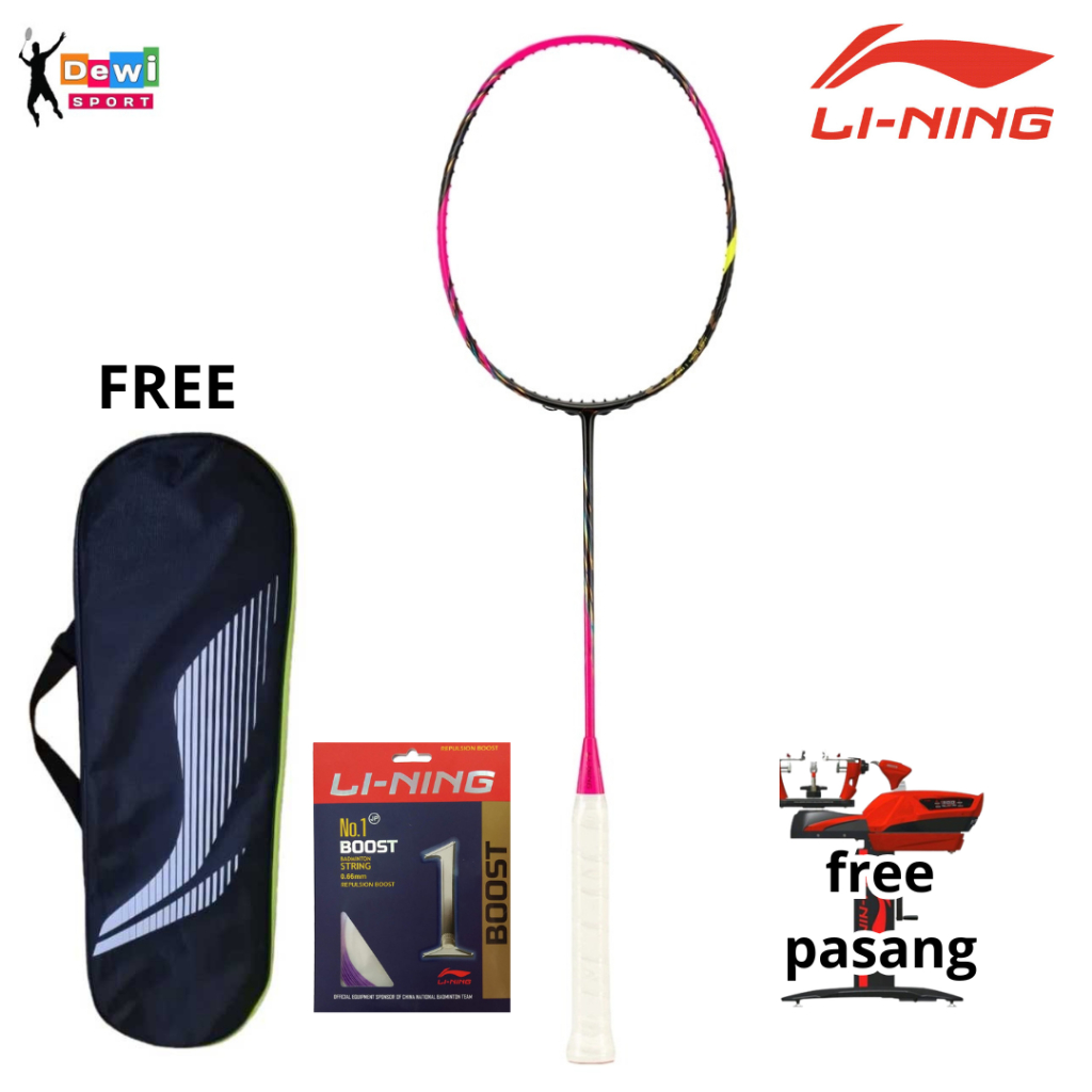 Jual Raket Olahraga Badminton LI-NING BLADEX 900 RASPBERRY | Shopee ...