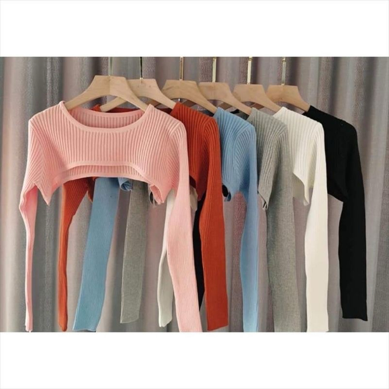 Jual MakeGrosir - MANSET TANGAN SAMBUNG RIB / MANSET BALERO / MANSET ...