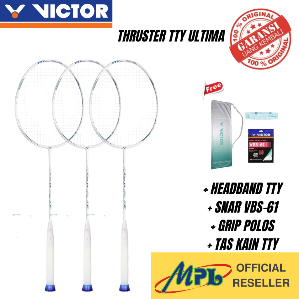 Jual RAKET BADMINTON VICTOR THRUSTER TTY ULTIMA | Shopee Indonesia