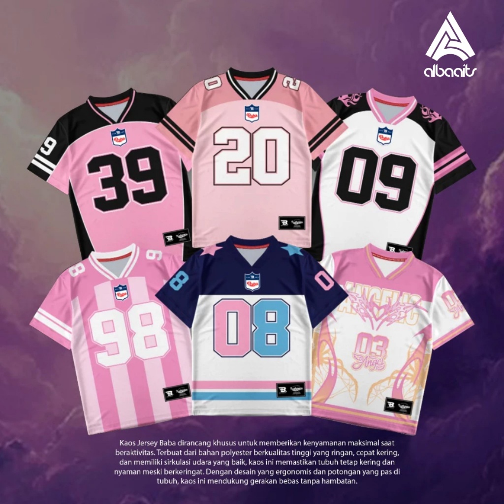 Jual Baba Aparel Baju Jersey Streetwear Milano Premium Korean Style ...