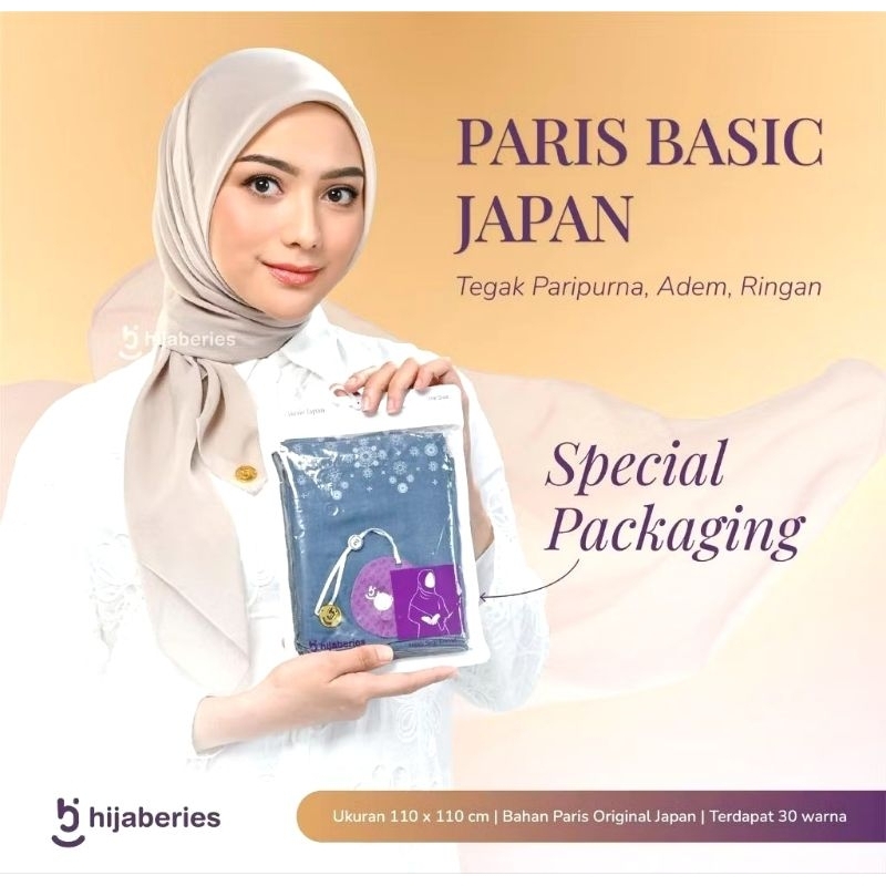 Jual BATAM_Paris Basic Japan Hijaberies / Paris Original Japan Premium ...