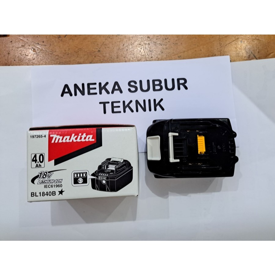Jual Baterai Makita Battery 18V 4Ah Baterai 18 V Lithium Ion BL1840B 4 ...