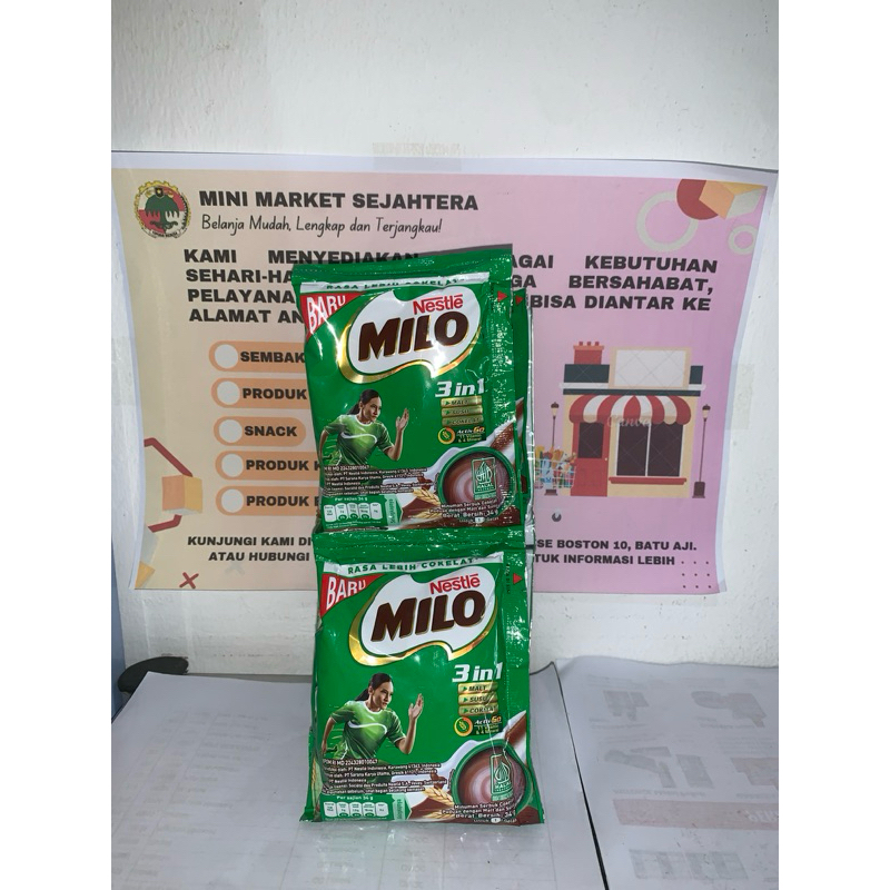 Jual Milo 3in1 Sachet | Shopee Indonesia