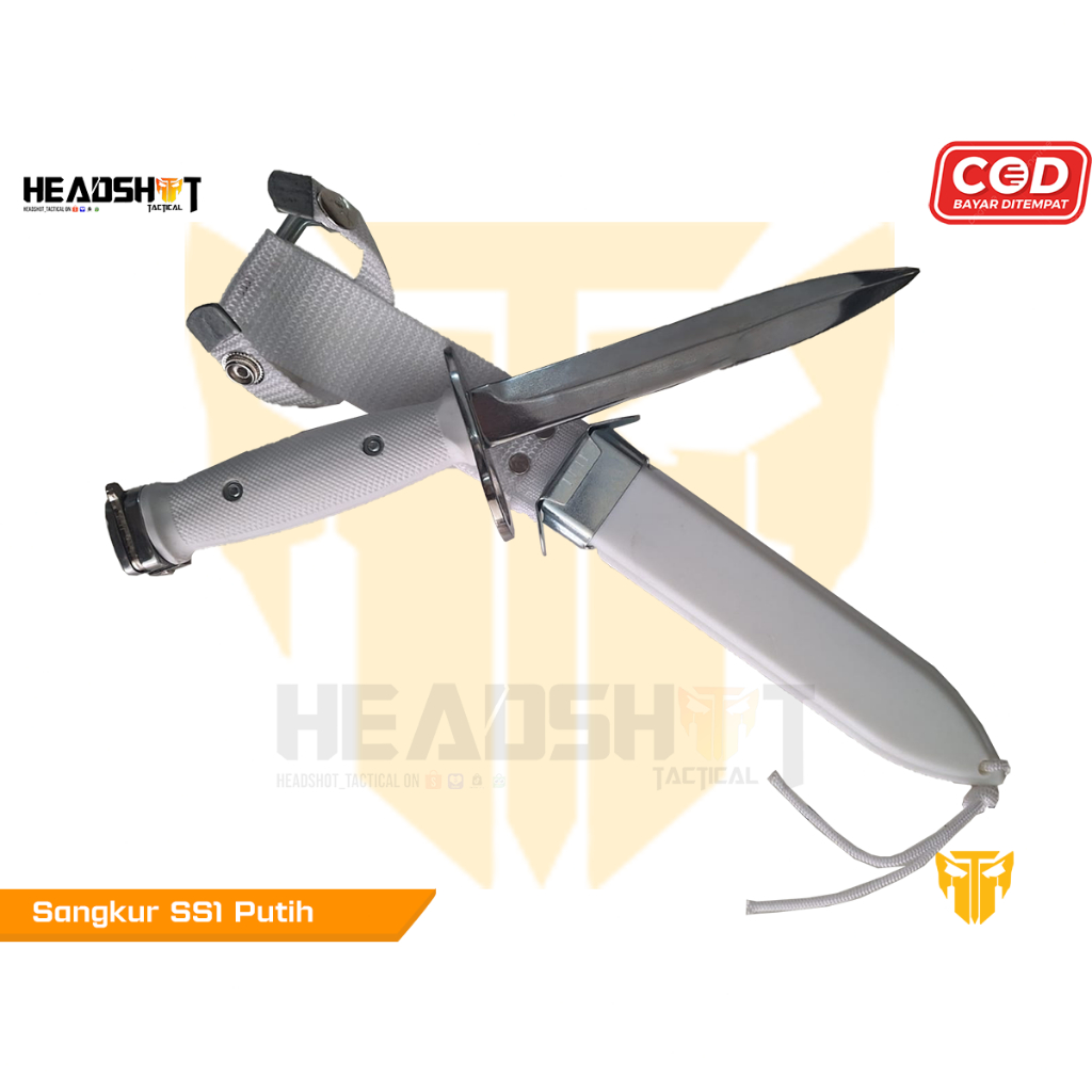 Jual Sangkur Upacara S- S1 - Sangkur Putih - Sangkur Putih Komando ...