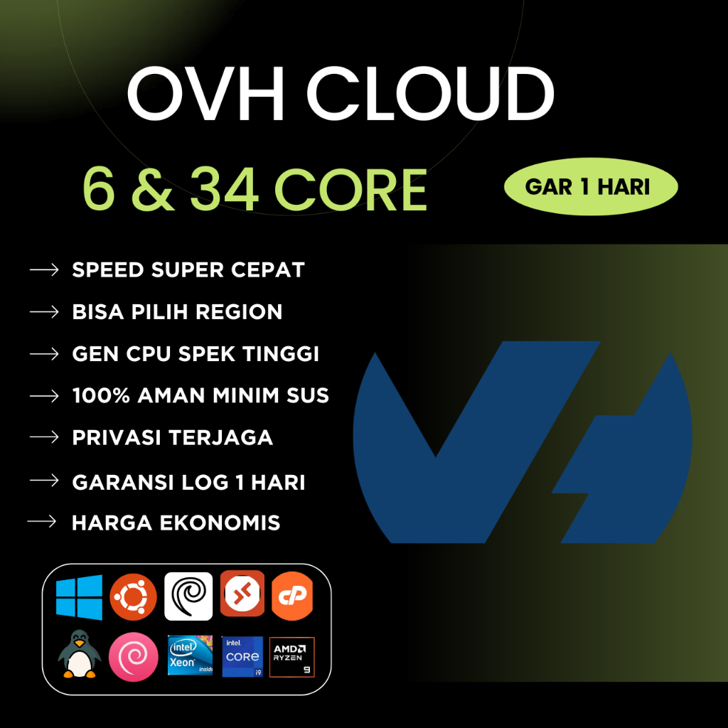 Jual OVH CLOUD 6 & 34 CORE BERGARANSI | Shopee Indonesia