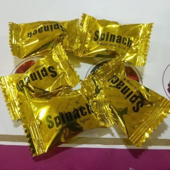 Jual permen Spinach candy isi 5pcs | Shopee Indonesia