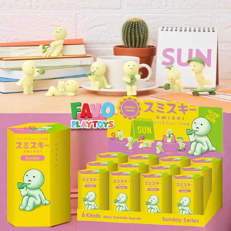 Jual SMISKI Glow In The Dark - Sunday Series Blind Box Figure | Shopee ...