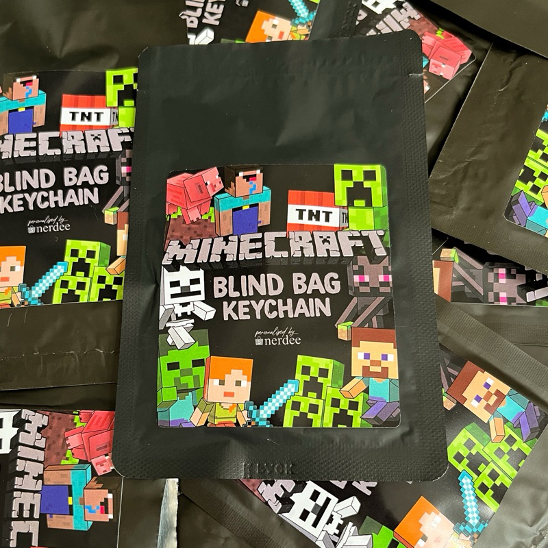 Jual Blind Bag Suprise Keychain Minecraft | Shopee Indonesia