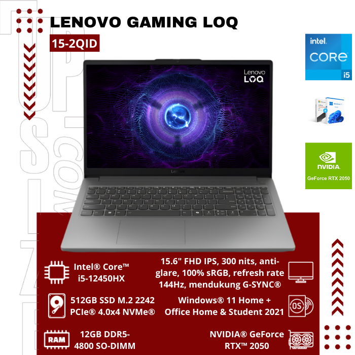 Jual Lenovo Gaming LOQ 15-2QID | Shopee Indonesia